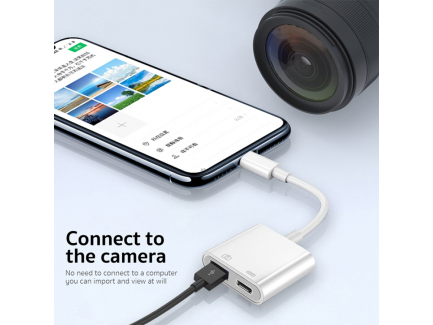 Hub USB-C OEM S-211, 1 x USB-A - 1 x USB-C, Alb