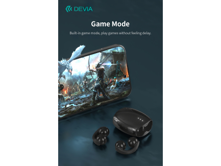 Handsfree Bluetooth DEVIA Smart M5, TWS, Negru