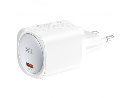 Incarcator Retea Cu Cablu USB-C XO Design CE20, 30W, 3A, 1 x USB-C, Alb