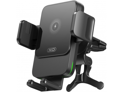 Incarcator Auto Wireless XO Design WX041 Vent, 15W, 1.67A, Negru