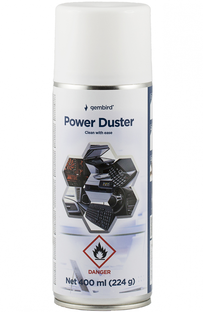 Spray Aer Comprimat Gembird, 400ml CK-CAD-FL400-01