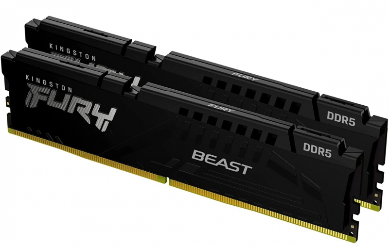 Memorie RAM Kingston Fury Beast, DDR5, 2 x 8GB, 5600Mhz KF556C40BBK2-16