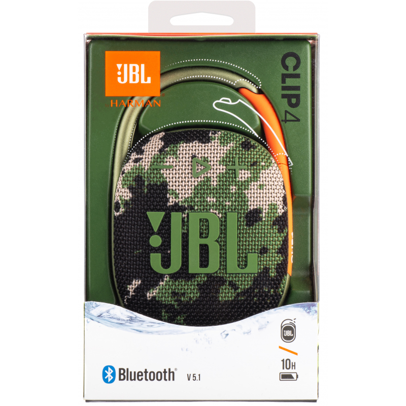 Boxa Portabila Bluetooth JBL Clip 4, 5W, Pro Sound, Waterproof, Kaki ...