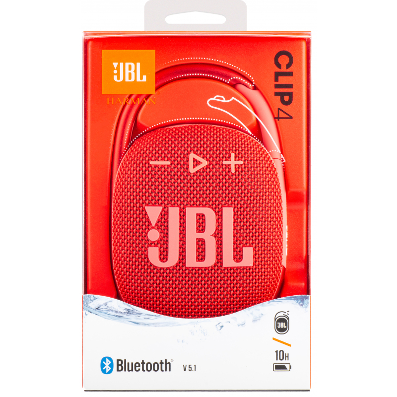 Boxa Portabila Bluetooth JBL Clip 4, 5W, Pro Sound, Waterproof, Rosie ...