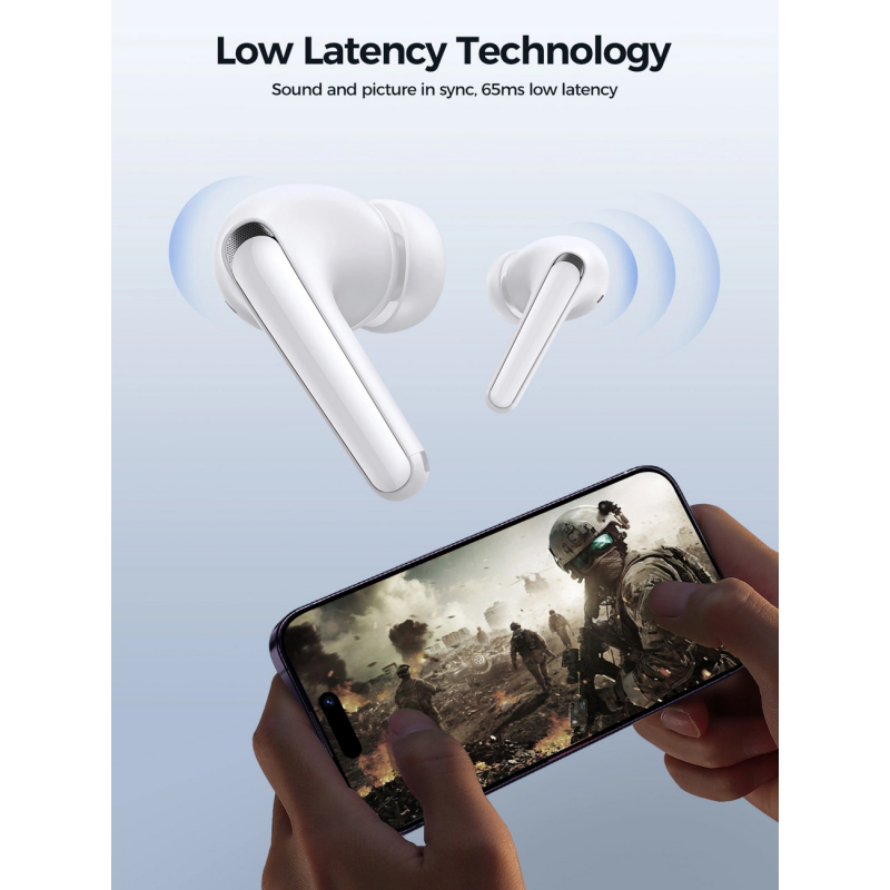Handsfree Bluetooth Joyroom JR-FB3 Funpods, TWS, Alb