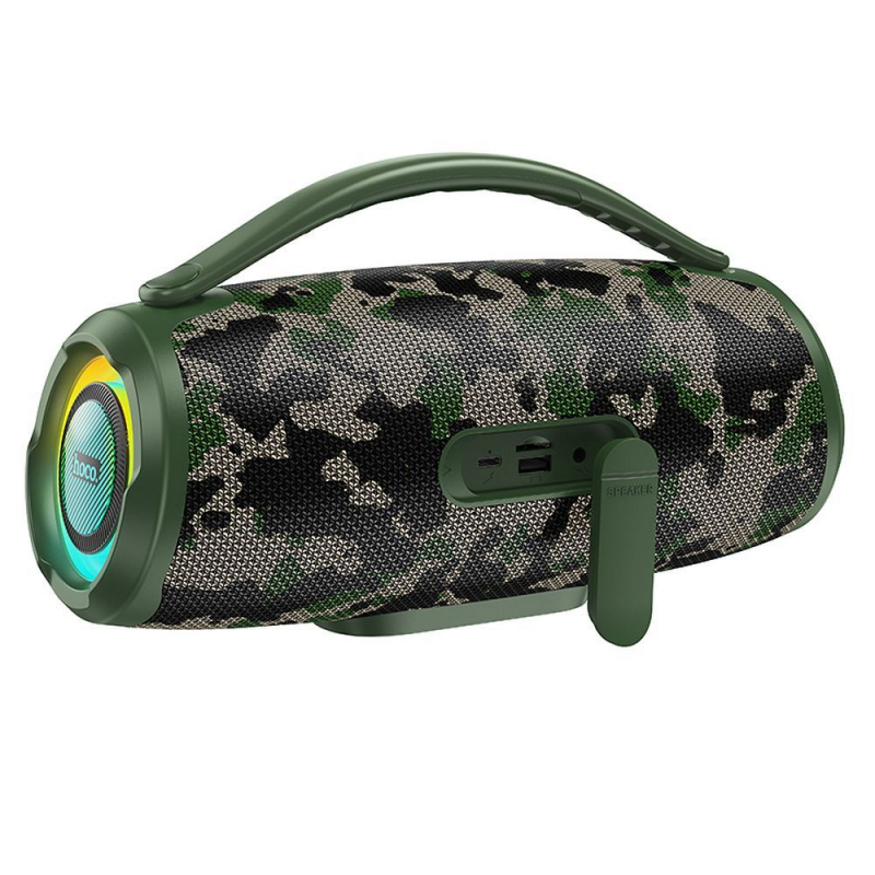 Boxa Portabila Bluetooth HOCO HA4 Mini, 2 x 15W, TWS, Waterproof, Camuflaj