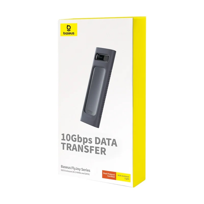Rack Baseus FlyJoy Series pentru SSD M.2 NVMe / NGFF, Gri B00760600811-02