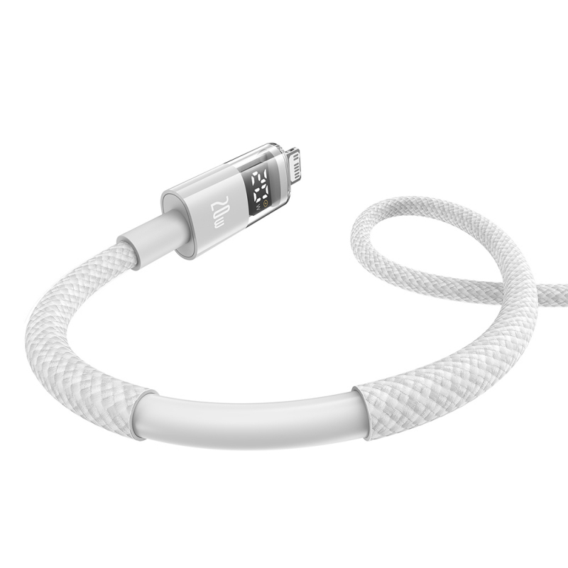 Cablu Date si Incarcare USB-C - Lightning Baseus Display 2, 20W, 1m ...