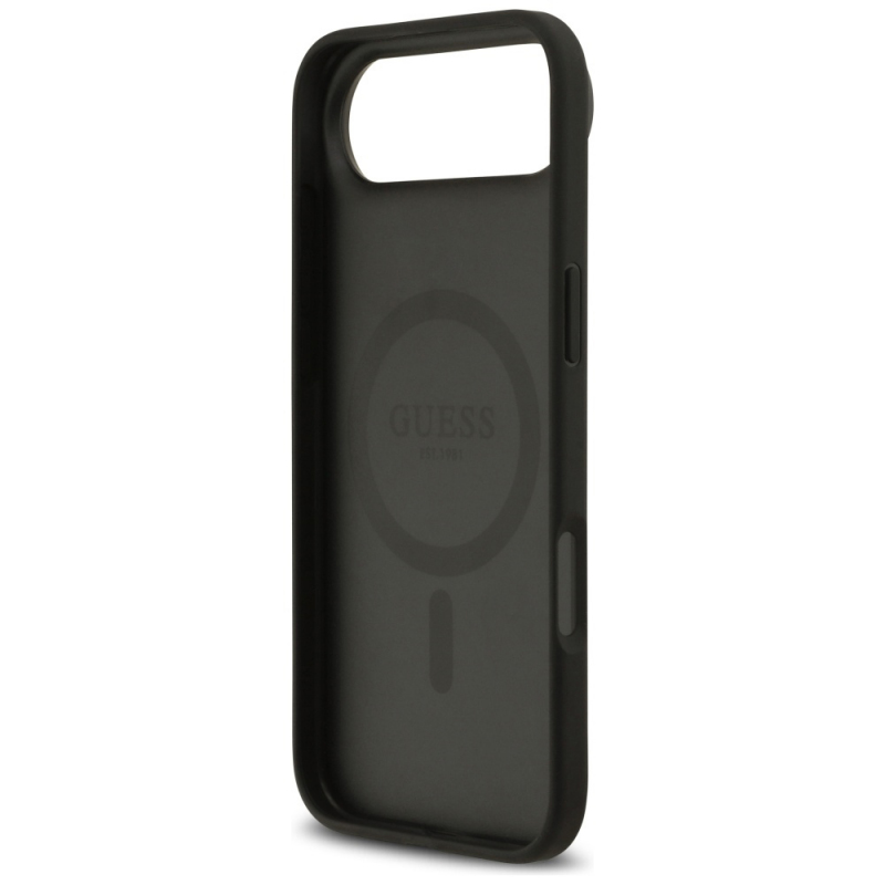 Husa MagSafe pentru Apple iPhone 17 Air, Guess, 4G Circle Classic Logo ...