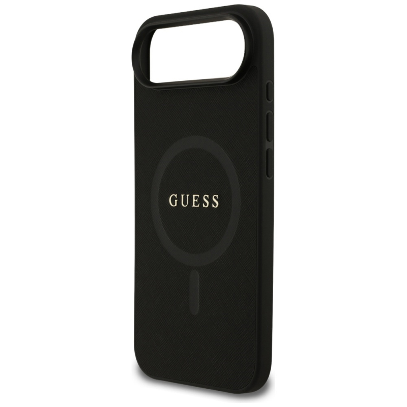 Husa MagSafe pentru Apple iPhone 17 Air, Guess, Saffiano Classic Logo ...