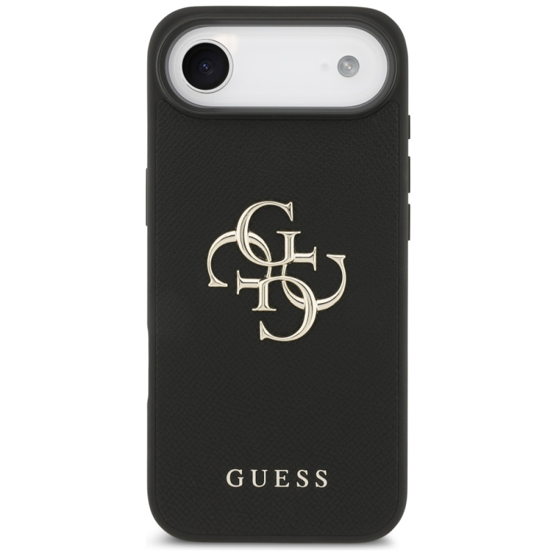 Husa pentru Apple iPhone 17 Air, Guess, 4G Grained Big and Classic Logo ...