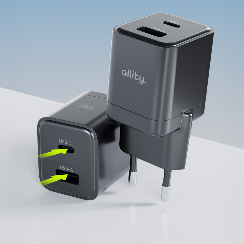 Incarcator Retea Allity. ATC-01-30WAC Mini, 30W, 3A, 1 x USB-A - 1 x ...